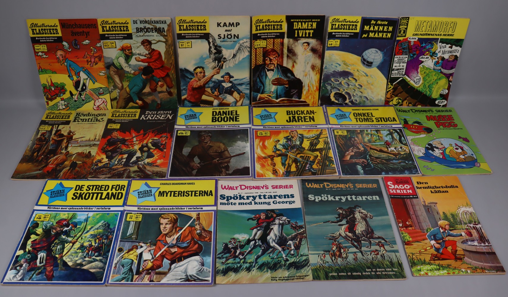 Serietidningar, Illustrerade Klassiker, … | Auktion.se