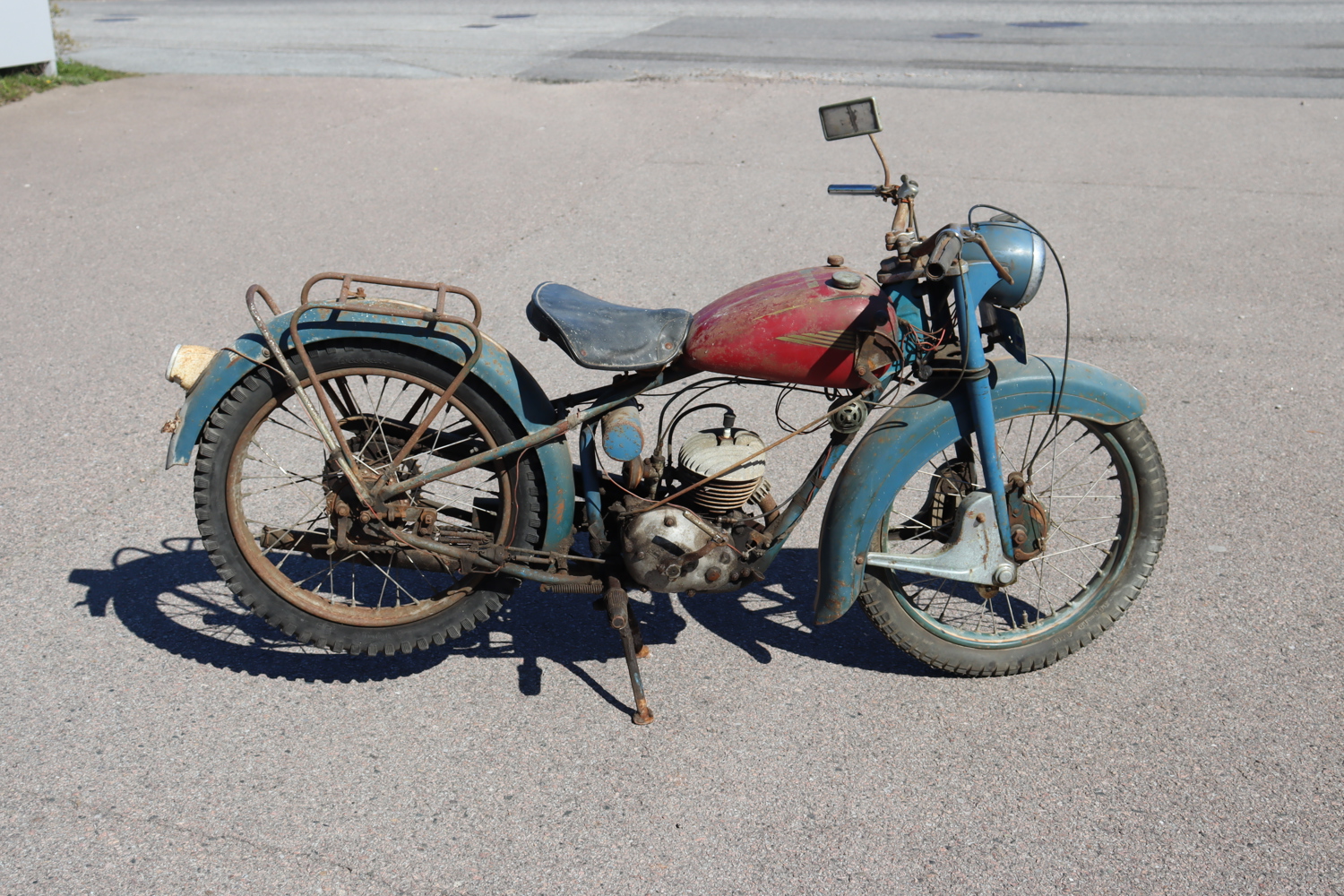 Husqvarna Modell 27 motorcykel, 1950-tal | Auktion.se