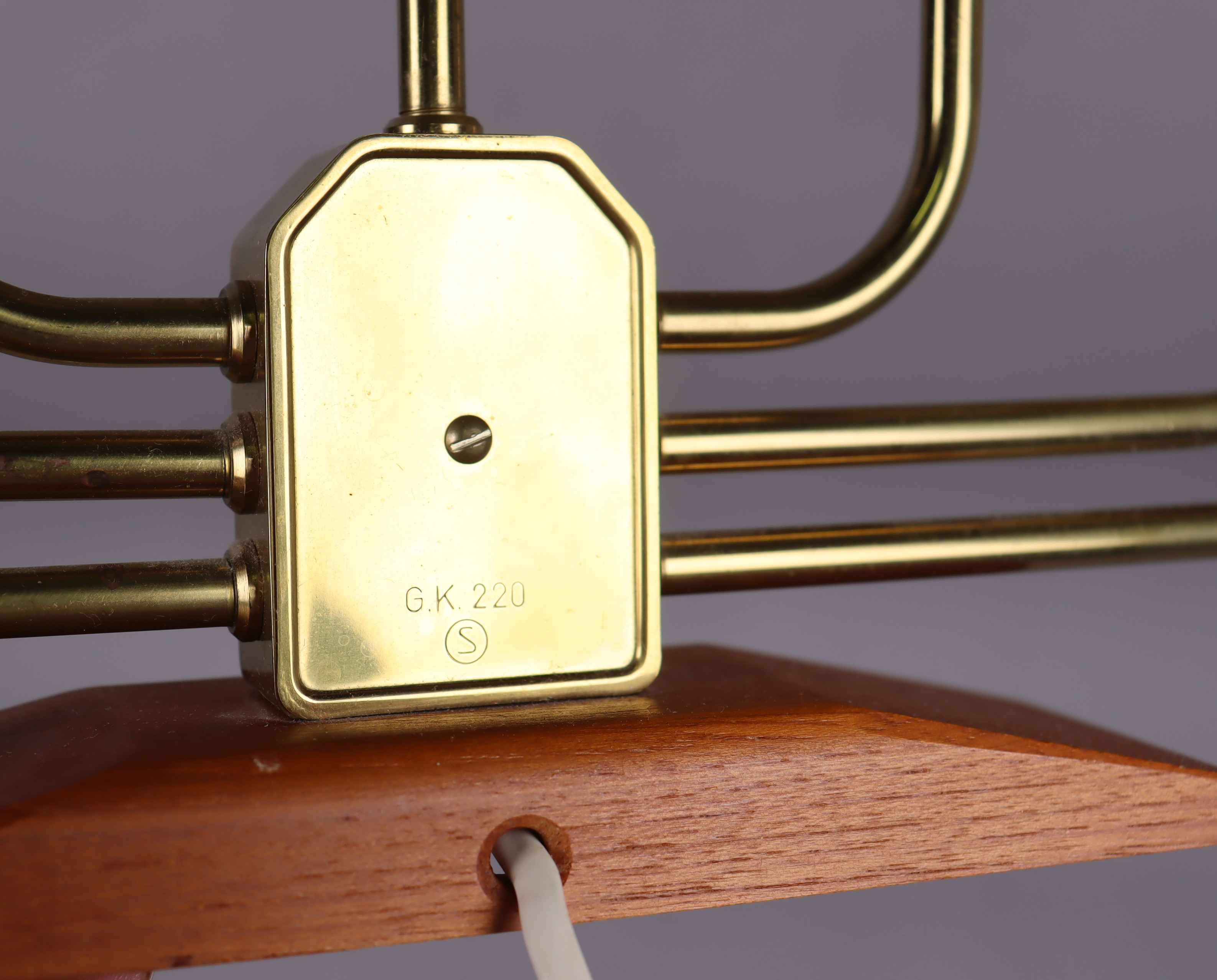 Philips G.K. 220 adventsljusstake, teak … | Auktion.se