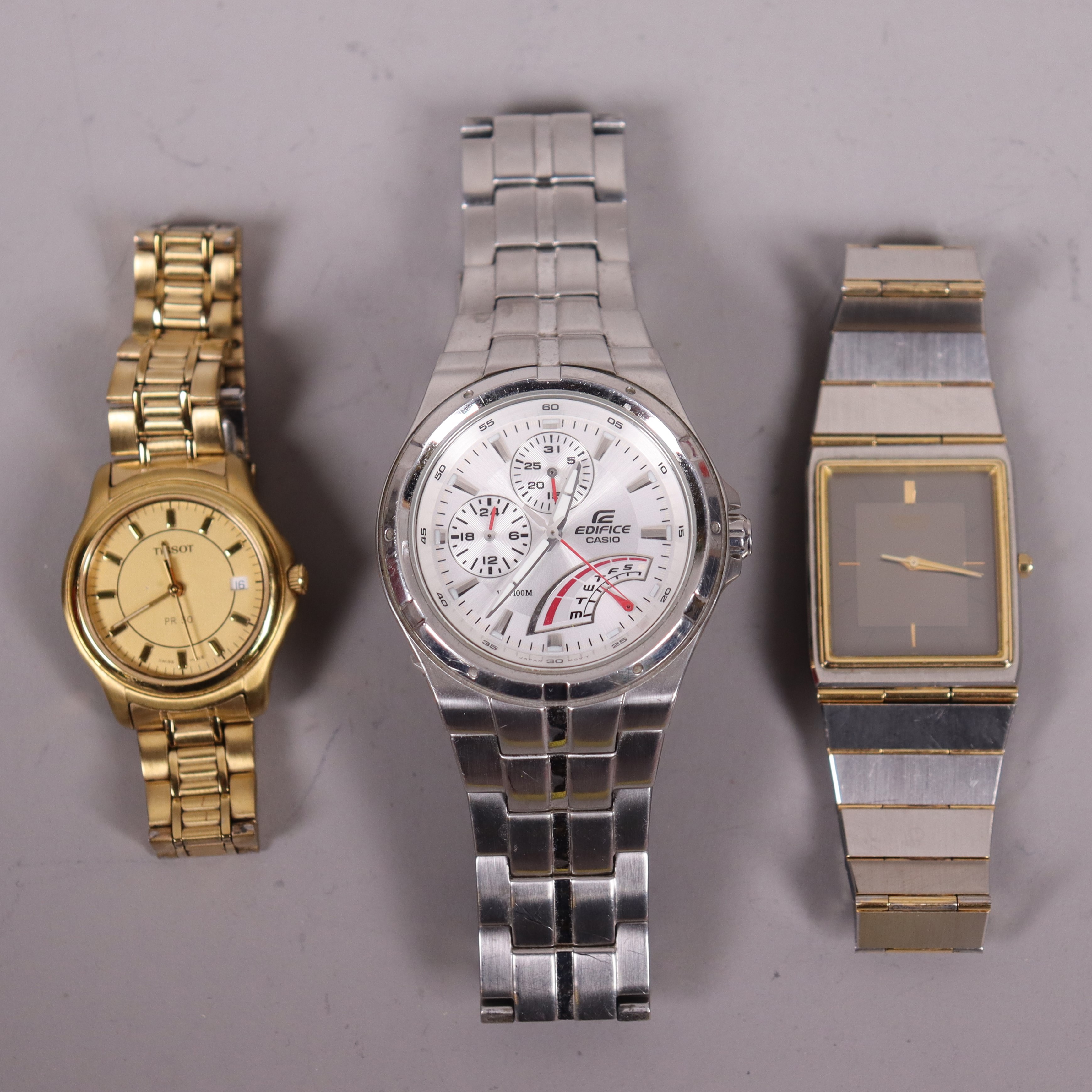 Seiko, Tissot, Casio Edifice, armbandskl… | Auktion.se